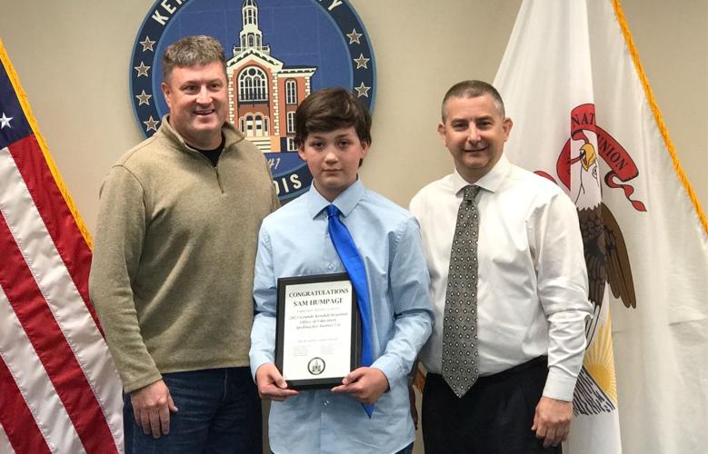 Kendall County Board salutes area spelling bee champ | Local News ...