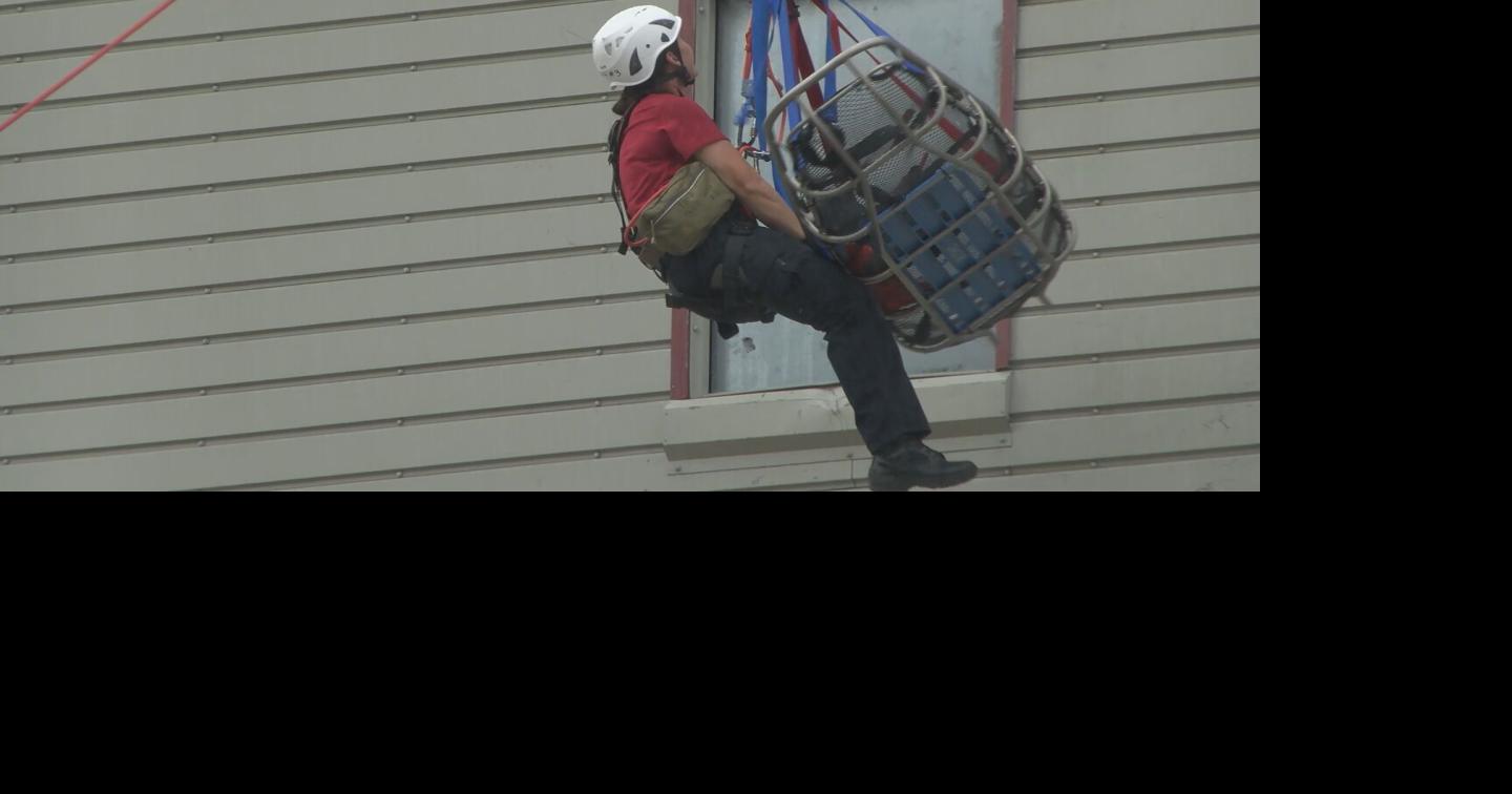 Don't look down - Terre Haute Fire Department's new cadet class tackles ...