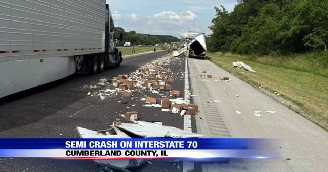 Cumberland County I-70 crash: Soap and onions spill, no injuries | News ...