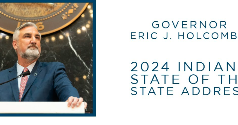 Indiana Governor Eric Holcomb delivers his final State of the State ...