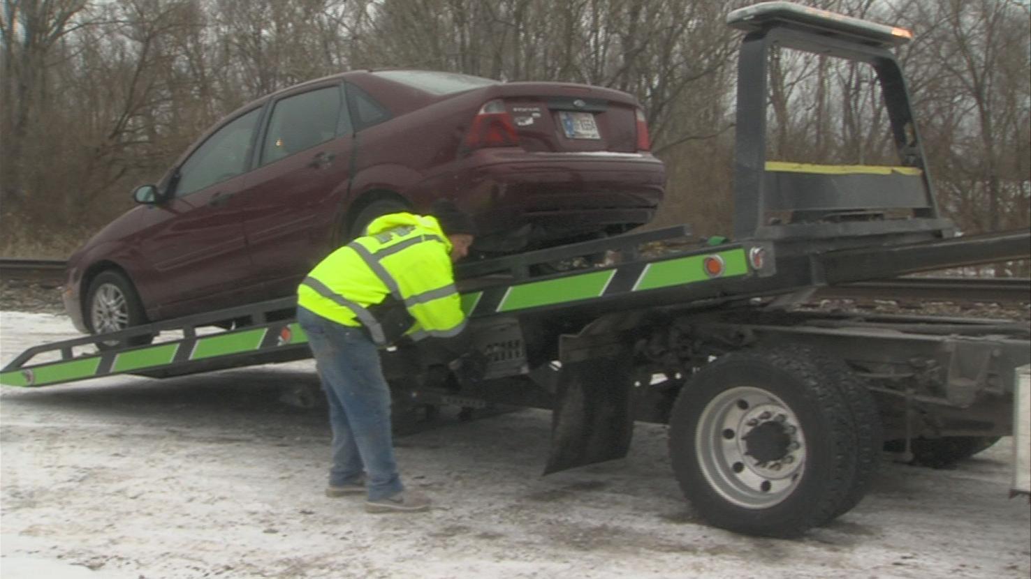 "Ice is a different ball game:" towing companies handle uptick in ...