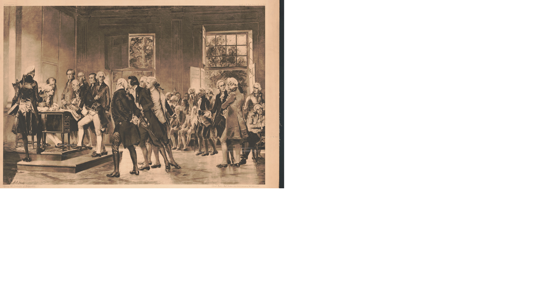 In Congress, July 4, 1776: 13 colonies declare freedom from Great ...