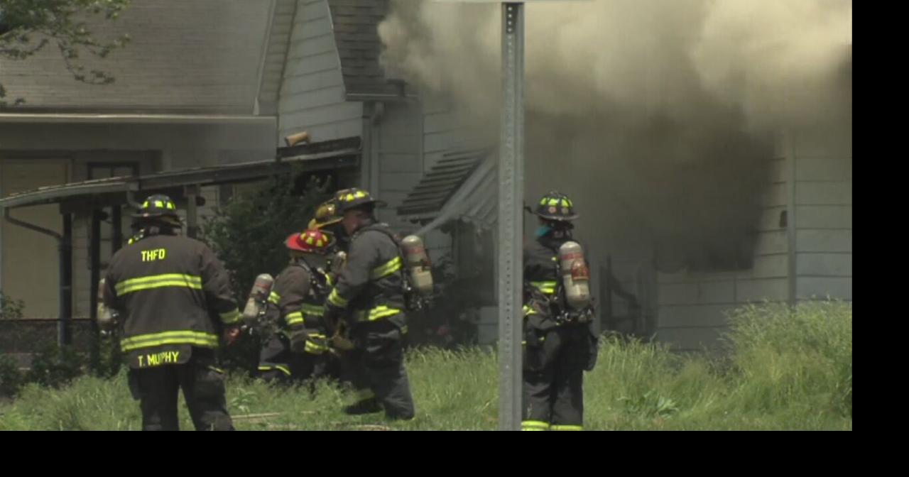 Crews battle fire at vacant Terre Haute home | News | wthitv.com