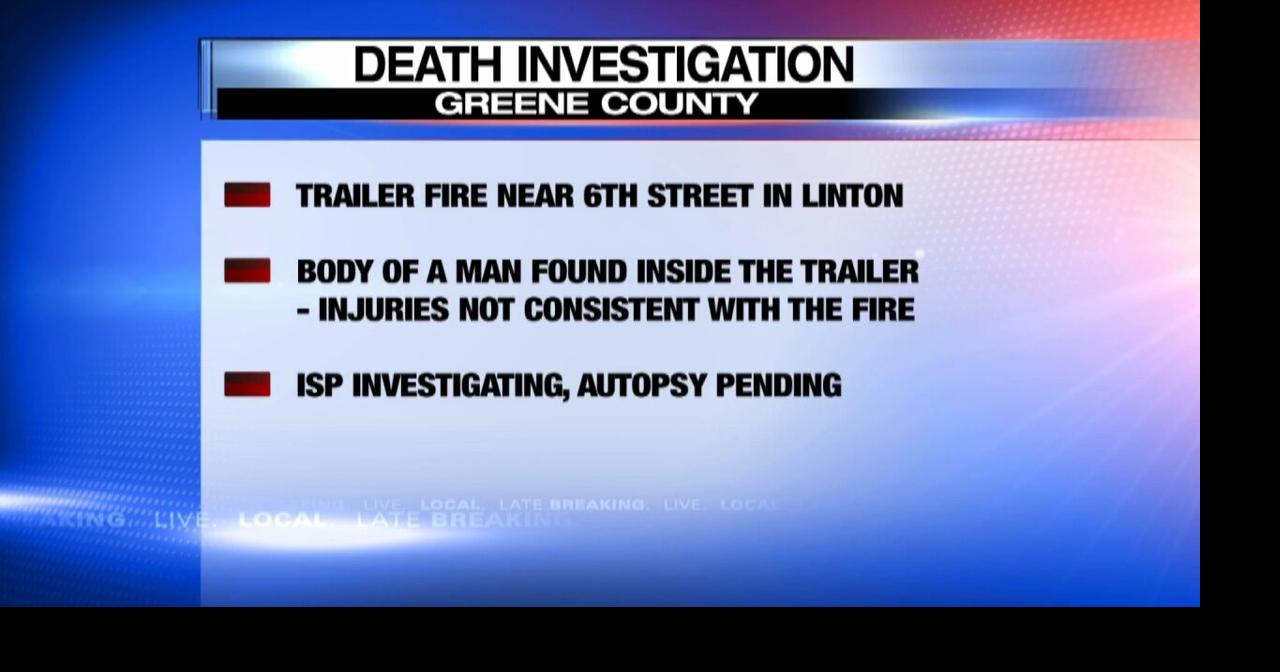 Linton fire reveals suspicious death; police ask for tips | News ...