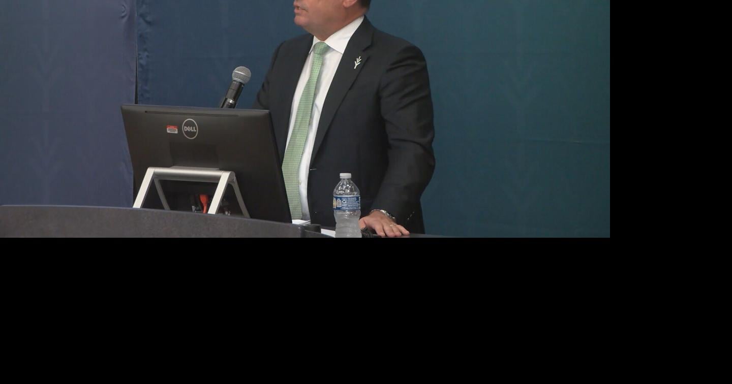 Ivy Tech President Mary Pollio hosts "State of College" address at Ivy Tech's campus in Terre ...