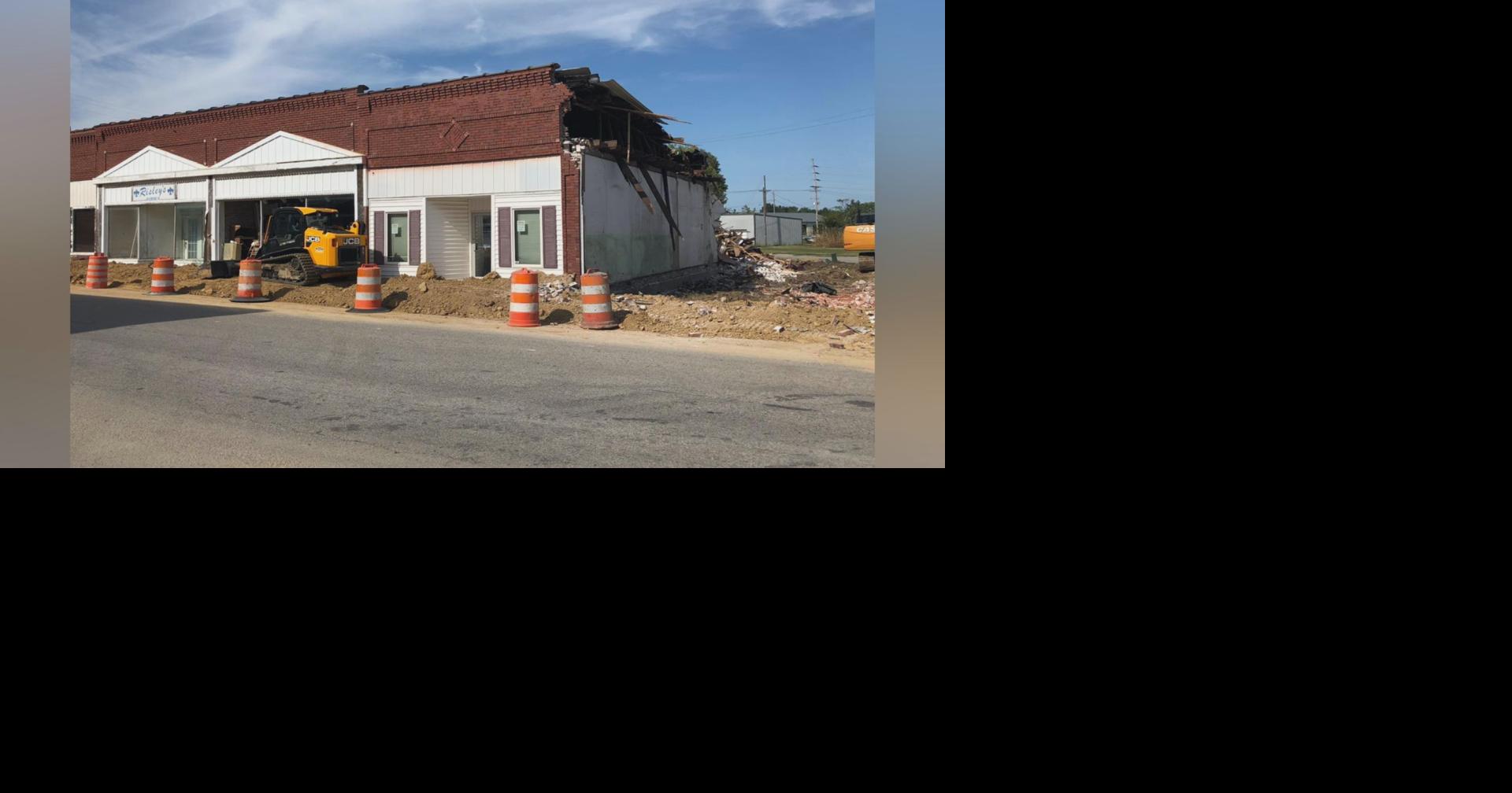 A handful of historic buildings was recently demolished in Bicknell ...