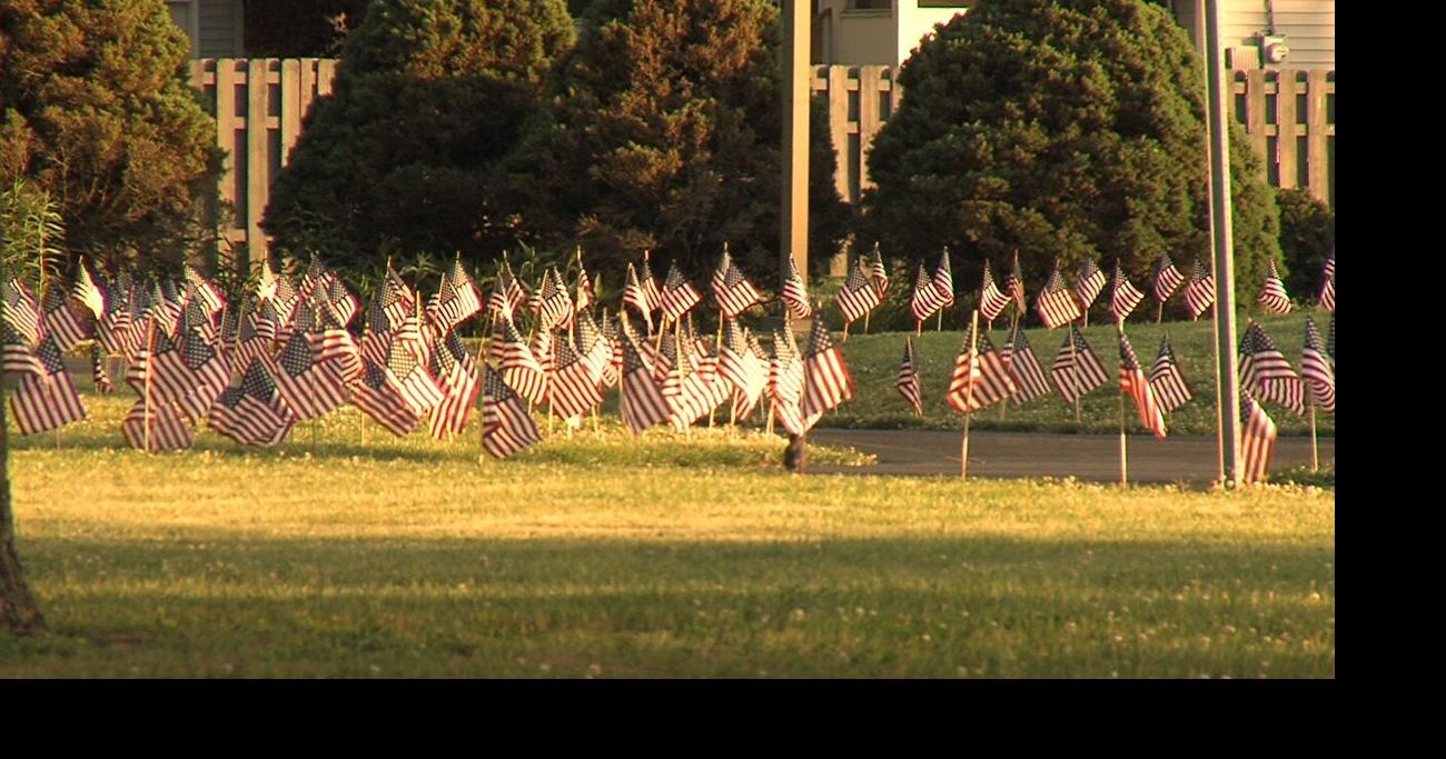 Flags to honor the lost placed on display in time for Memorial Day ...