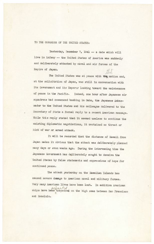 December 7, 1941 - A date which will live in infamy. Here's a look back ...