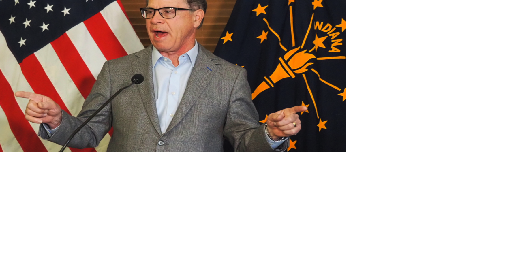 Gov. Braun talks possible property tax veto, budget goals as ...