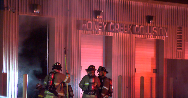 Firefighters battle gas main fire in Terre Haute | News | wthitv.com