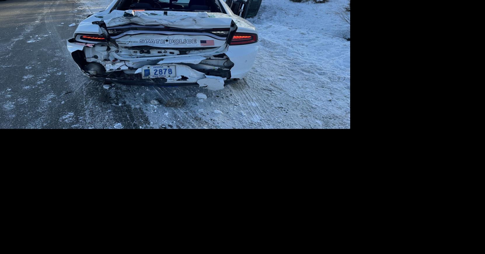 Trooper's car struck on I-70: sixth ISP hit this week | News | wthitv.com