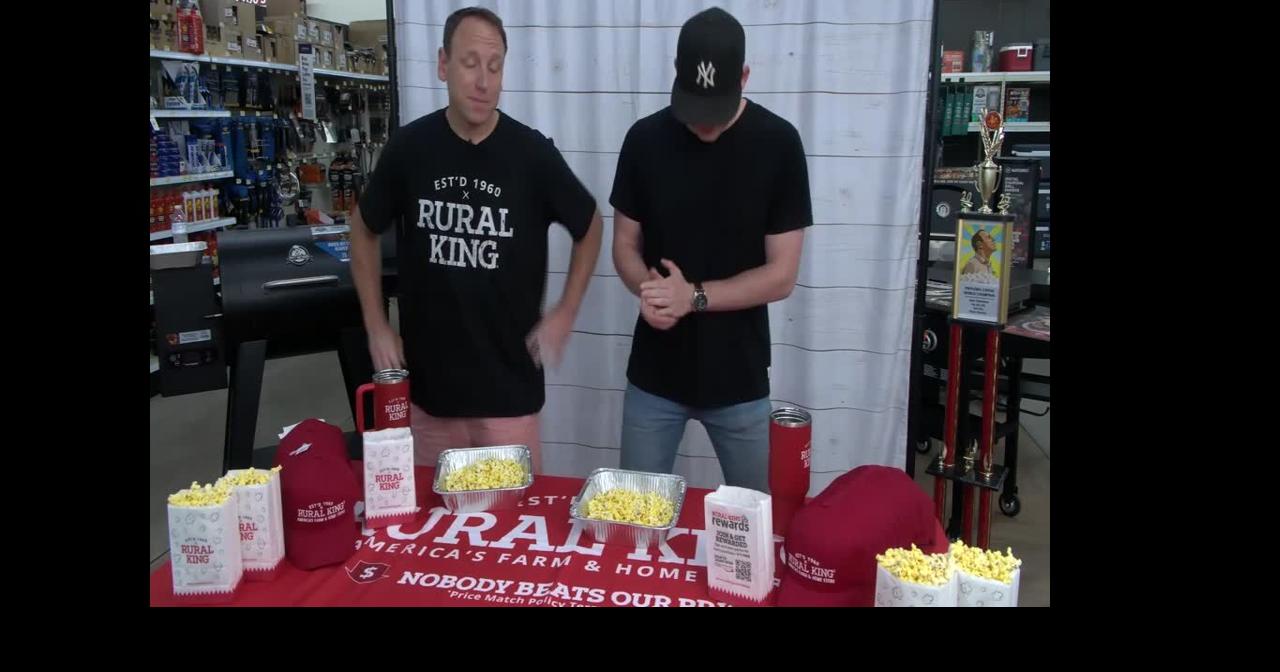 Joey Chestnut breaks popcorn eating record in Terre Haute | News ...