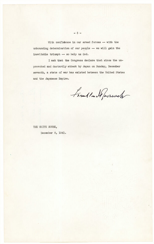 December 7, 1941 - A date which will live in infamy. Here's a look back ...