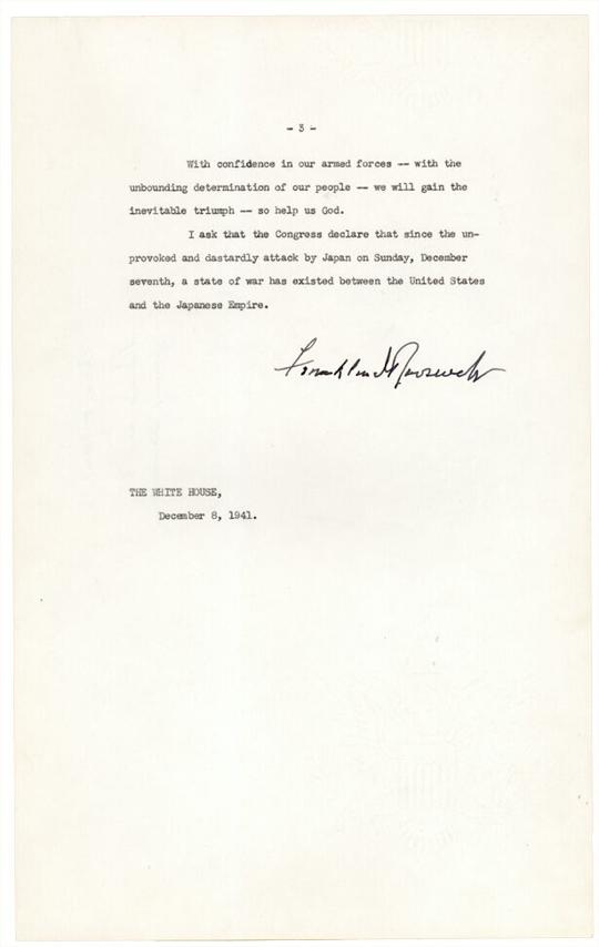 December 7, 1941 - A date which will live in infamy. Here's a look back ...