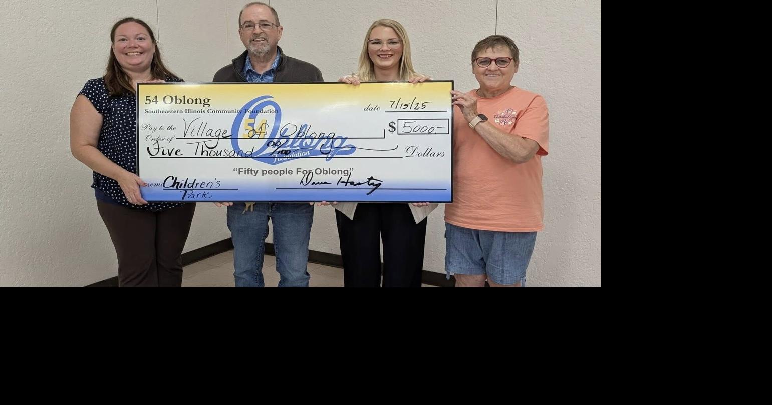 Village of Oblong gets donation to help transform park on Ranger Street ...