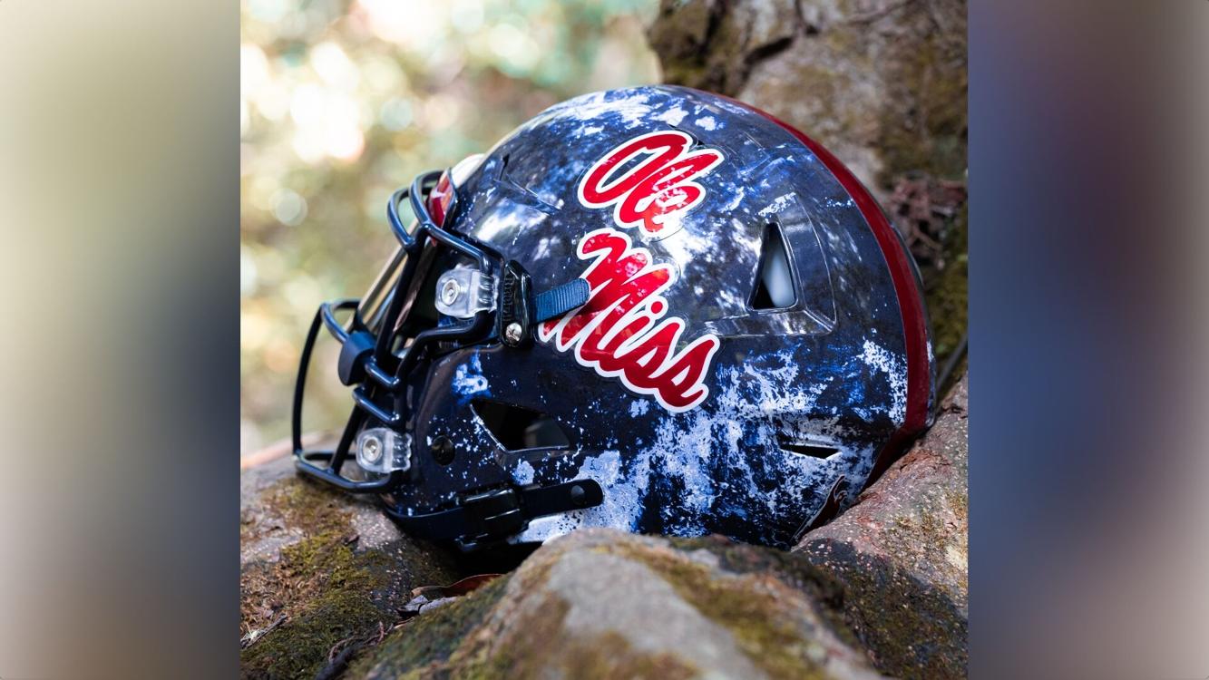 Ole Miss unveils new helmet for Oklahoma game | Ole Miss | wtva.com