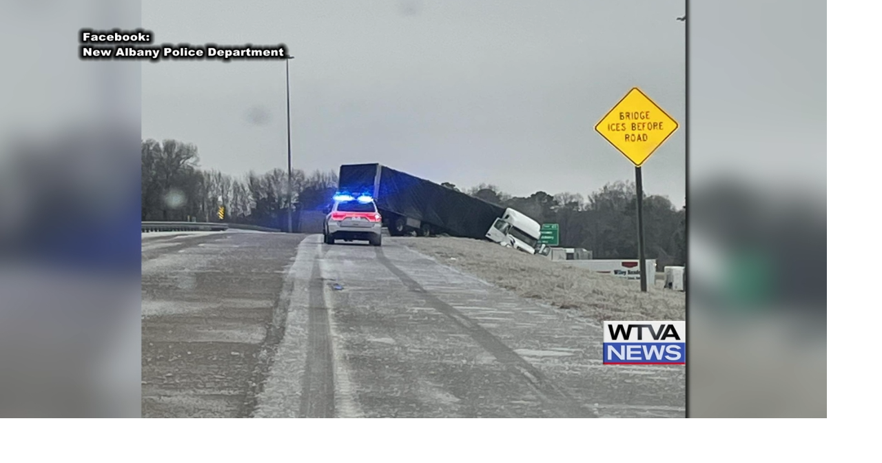 Icy roads in New Albany leave locals stuck at home | Video | wtva.com