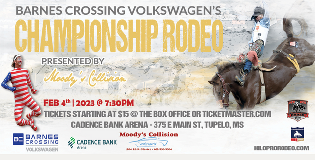 Barnes Crossing Volkswagen Championship Rodeo | Community | wtva.com