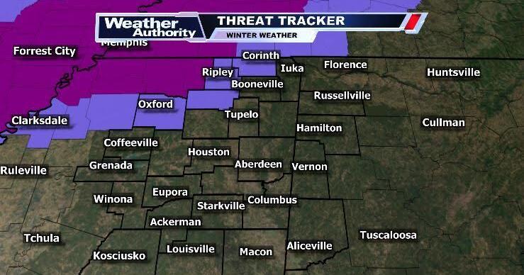 Winter Weather Advisory issued for northern counties | Forecast | wtva.com
