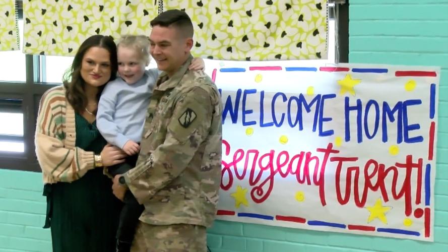 Soldier surprised daughter at school Friday morning in Tupelo | Local ...