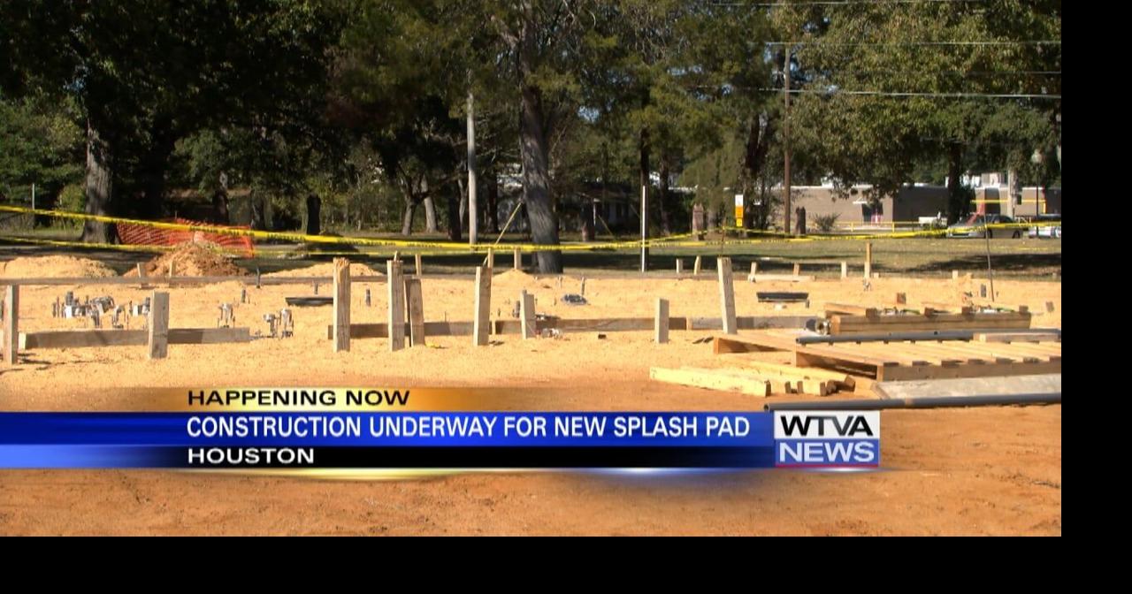 Houston’s first-ever splash pad is taking shape | Video | wtva.com