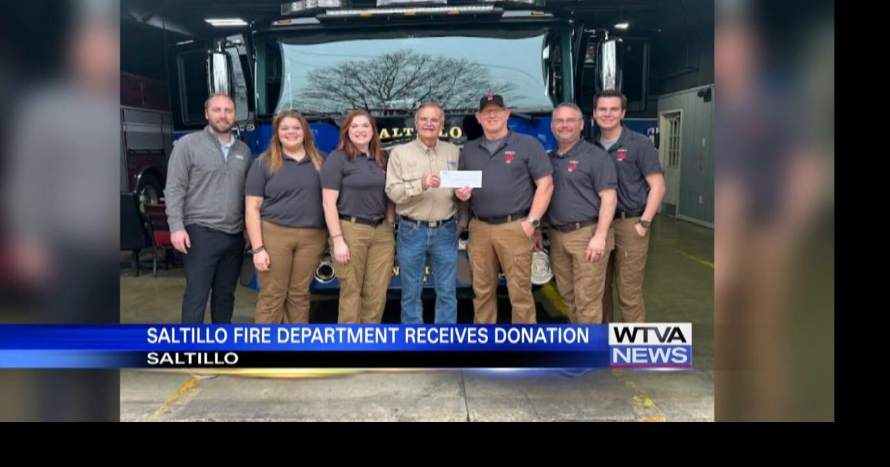 Atmos Energy donates $6,700 to Saltillo Fire Department | Video | wtva.com