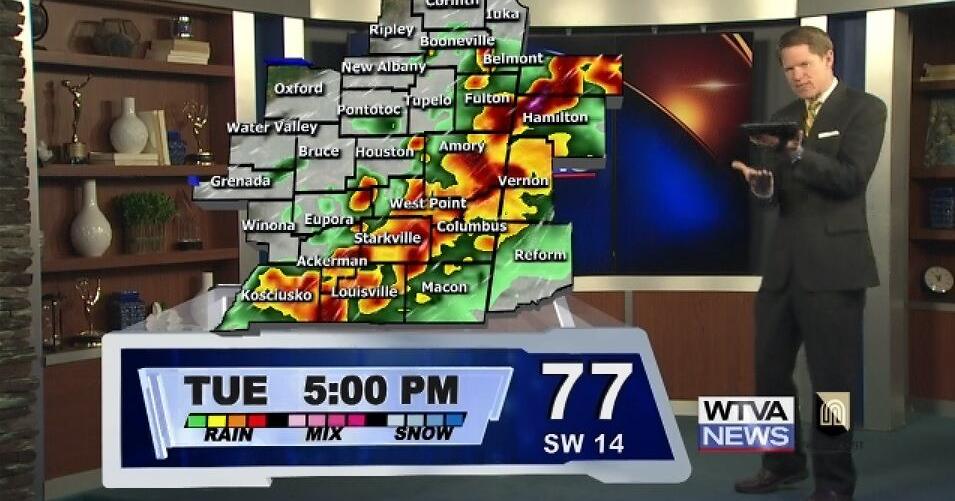 Matt's Monday Evening Forecast - Some thunderstorms will produce ...