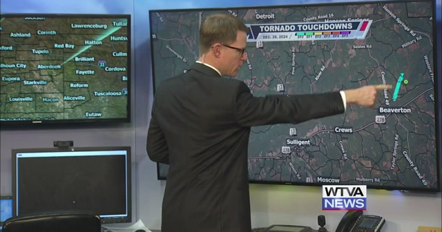Matt Laubhan maps Dec. 28 tornadoes | Video | wtva.com