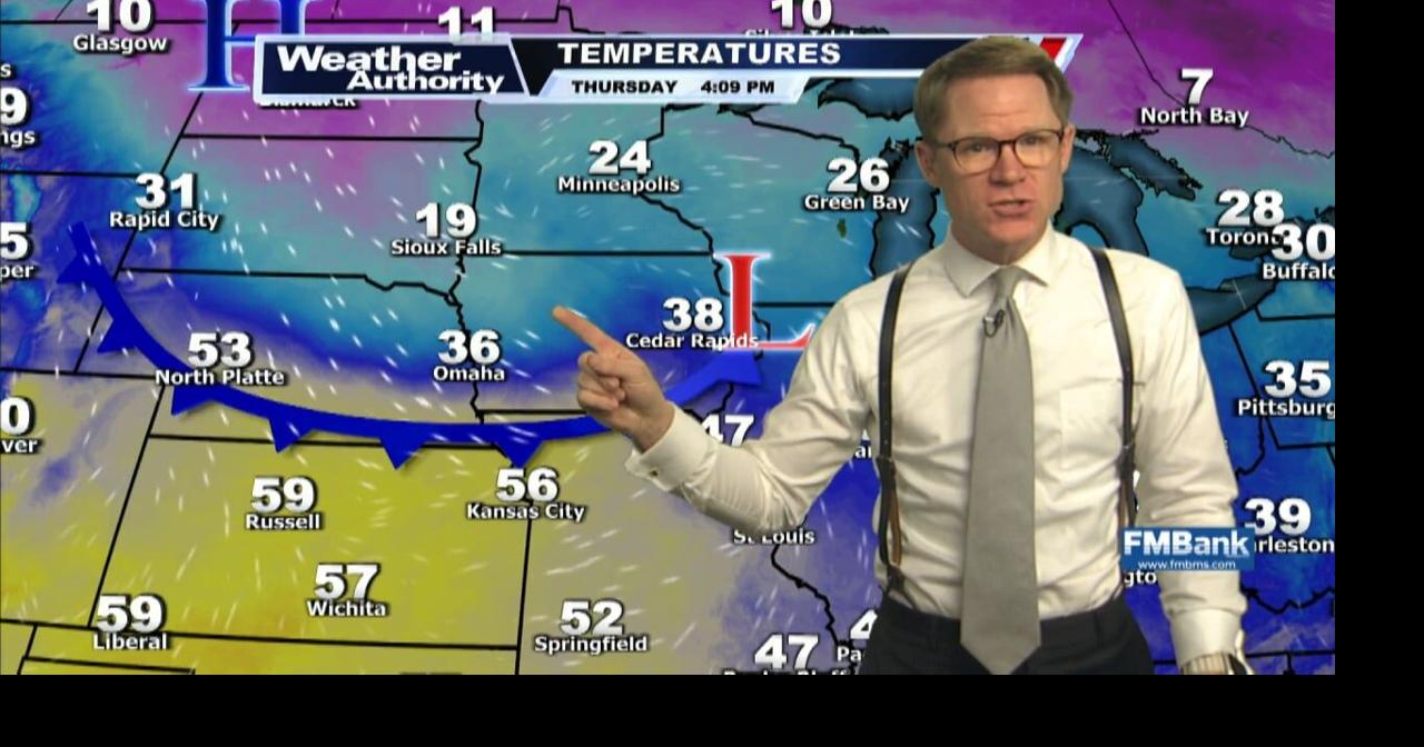 Cooler and drier conditions stick around the next several days ...