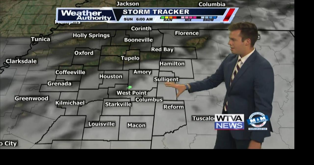 Cloudy skies stick with us for our Sunday | Forecast | wtva.com
