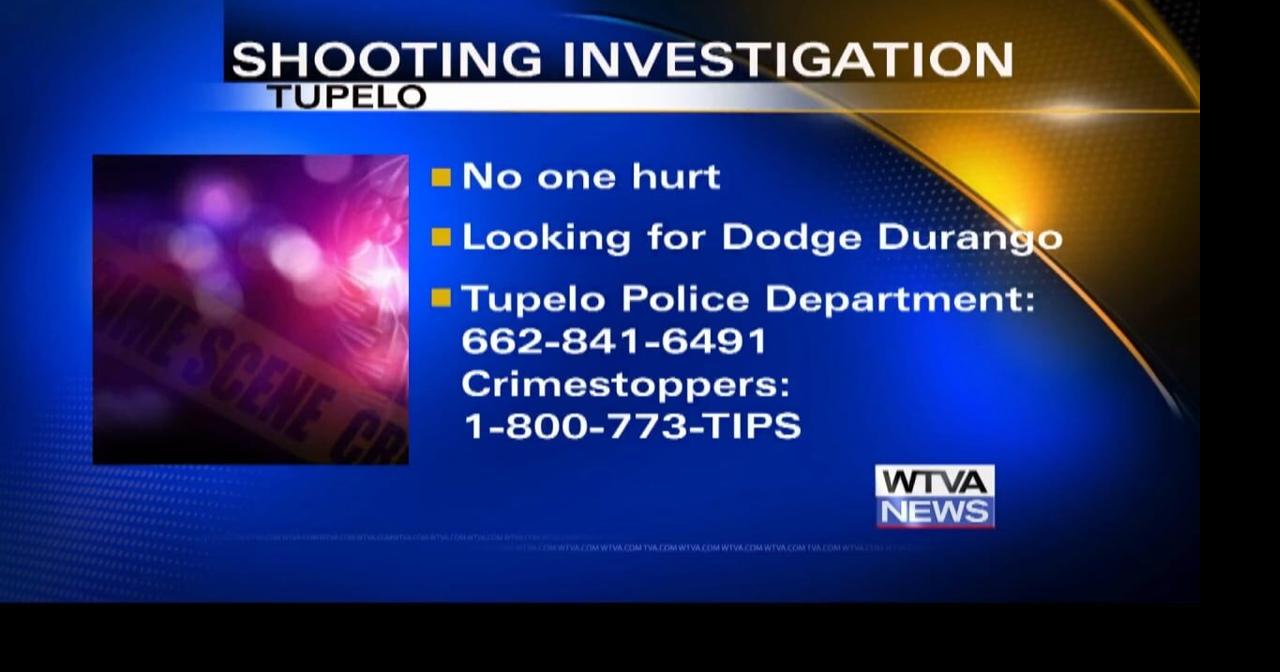 Tupelo police investigate Wednesday evening shooting | News | wtva.com