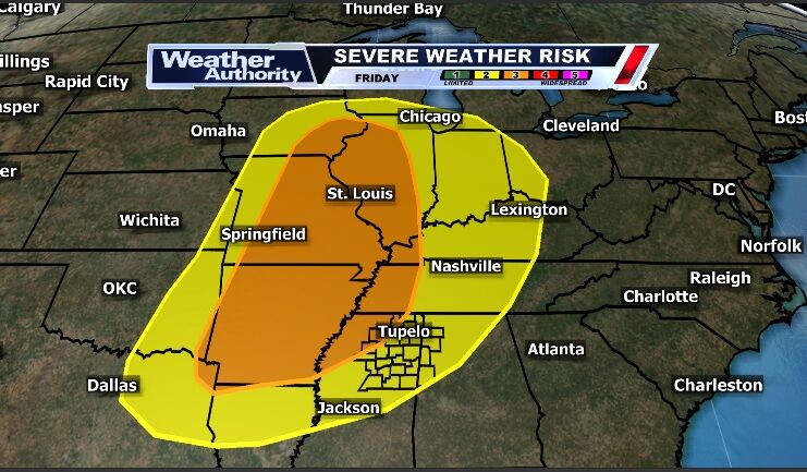 Frosty conditions for Wednesday AM, severe thunderstorms by Friday ...