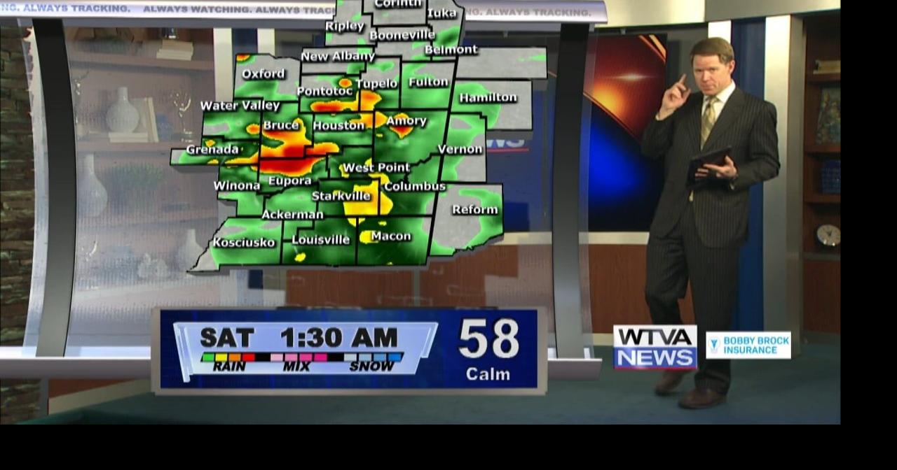 Matt's Friday Evening Forecast - Rain chances increase tonight with ...