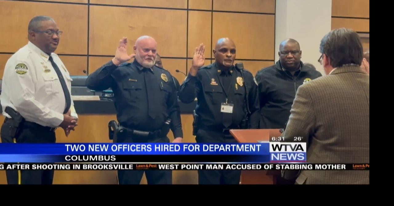 New officers added to Columbus Police Department | Video | wtva.com