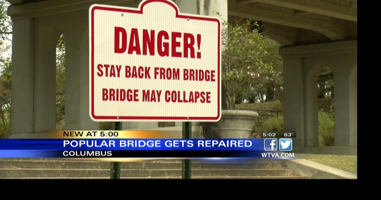 VIDEO - Popular Columbus bridge undergoes repairs | Video | wtva.com