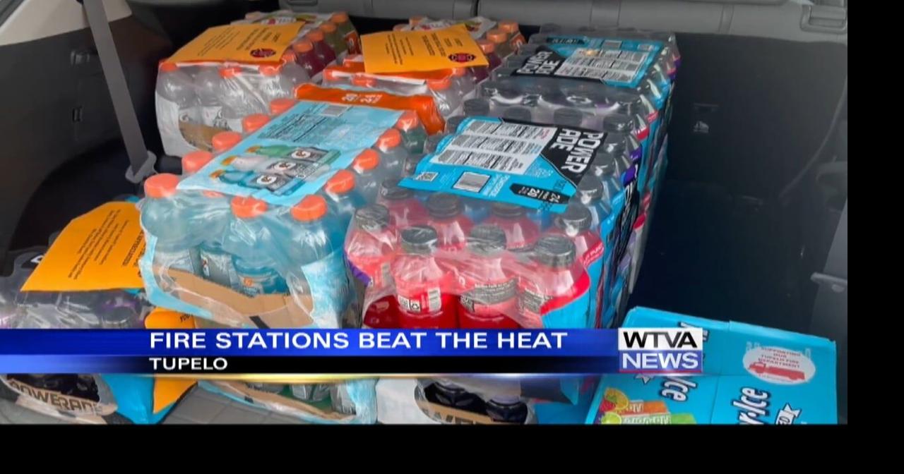 Tupelo Fire Department receives donation to help beat the heat | Local ...