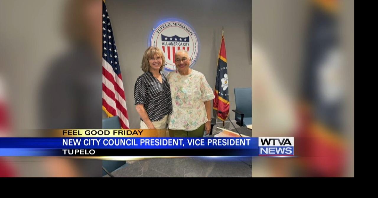 New Tupelo City Council president and vice president recognized | Video ...