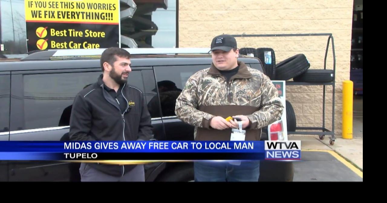 Law enforcement officer wins Midas vehicle giveaway | Video | wtva.com