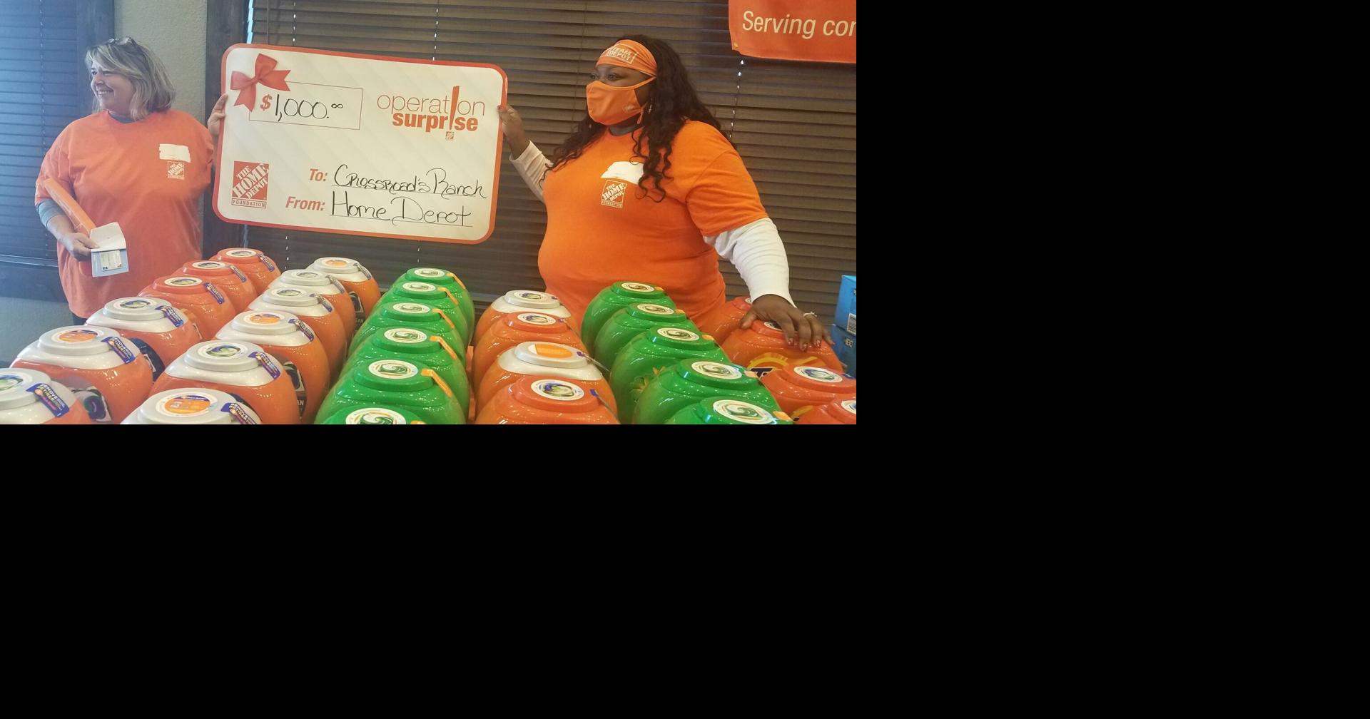 Home Depot donates supplies and funds to Itawamba Crossroads Ranch ...