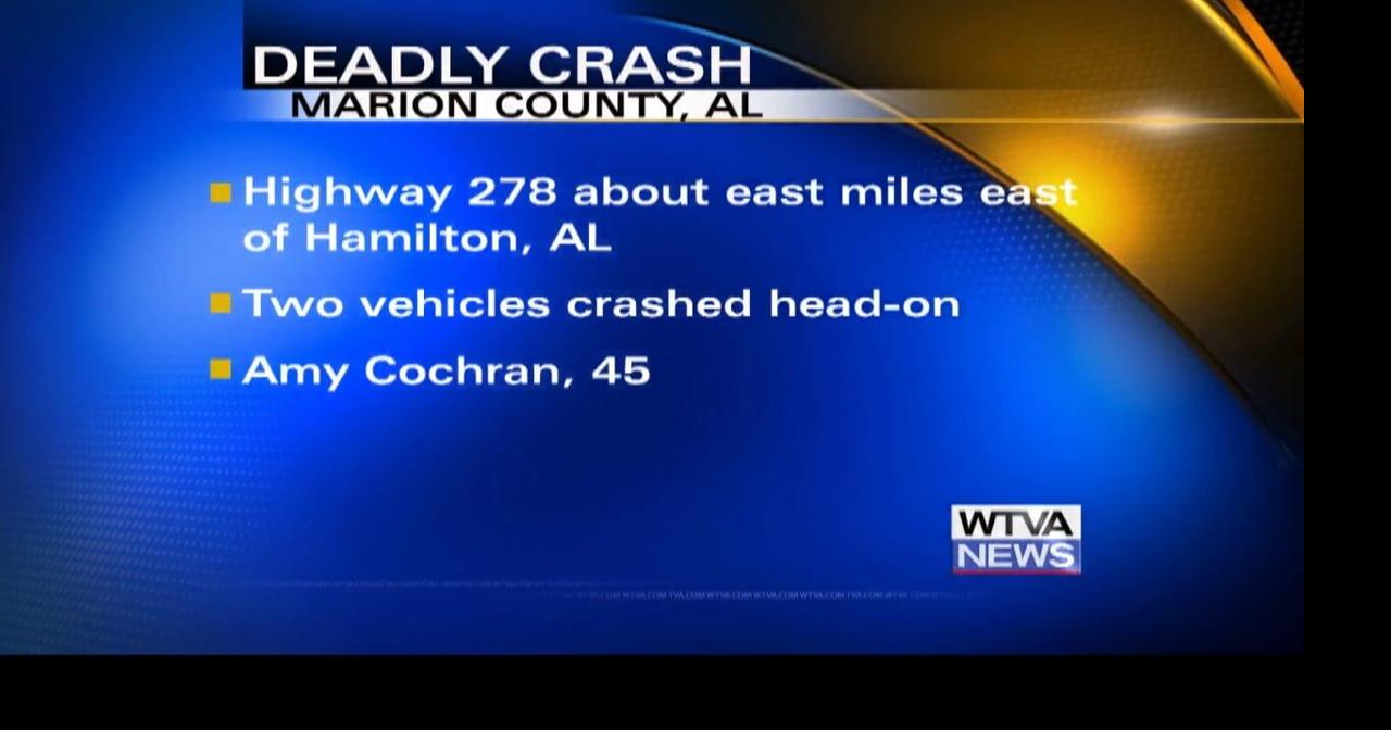 Winfield woman killed in Wednesday wreck | Alabama | wtva.com