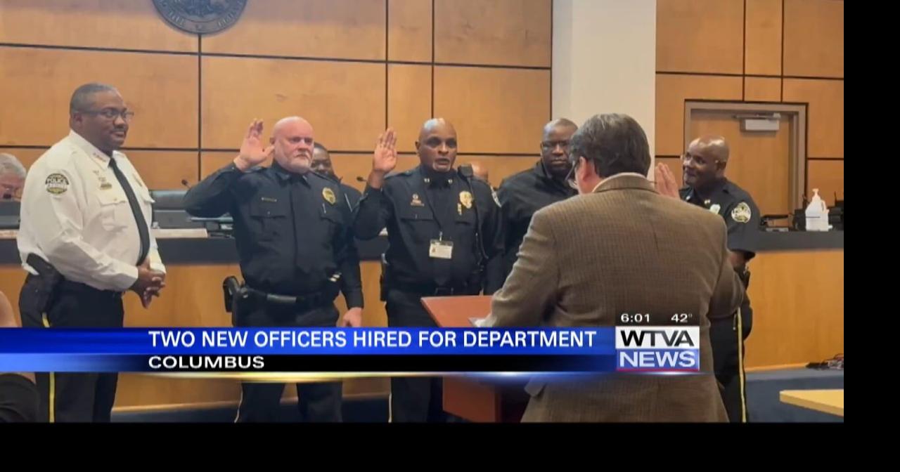 Columbus PD adds new officers, community reacts | Video | wtva.com