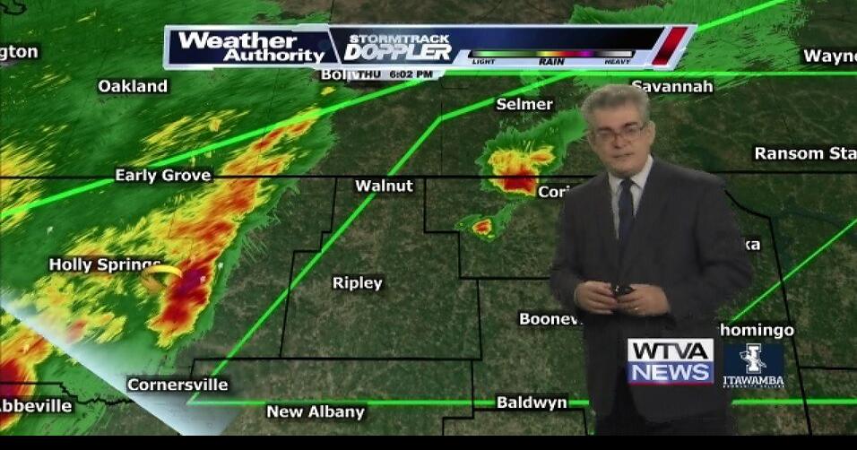 Strong to severe thunderstorms at times this evening | Forecast | wtva.com