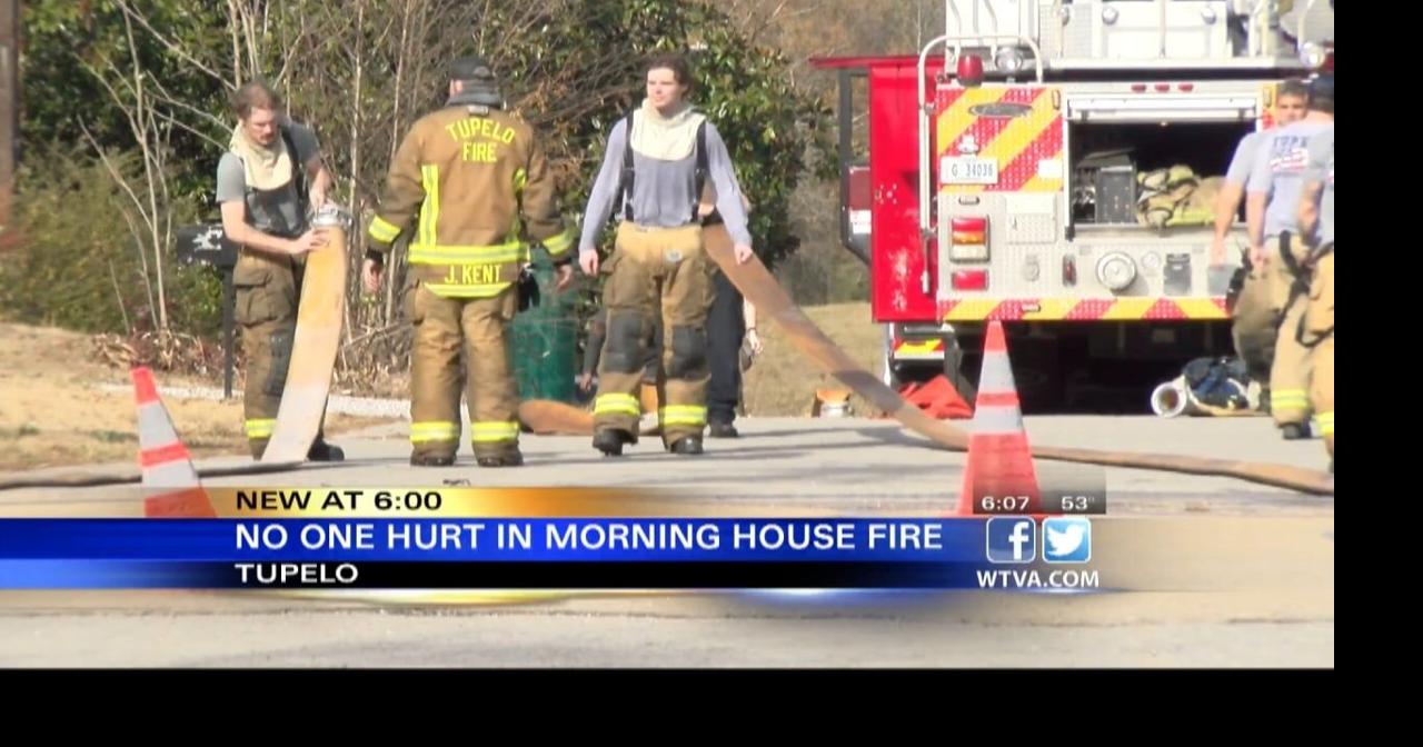 VIDEO - No one hurt in morning house fire in Tupelo | Video | wtva.com
