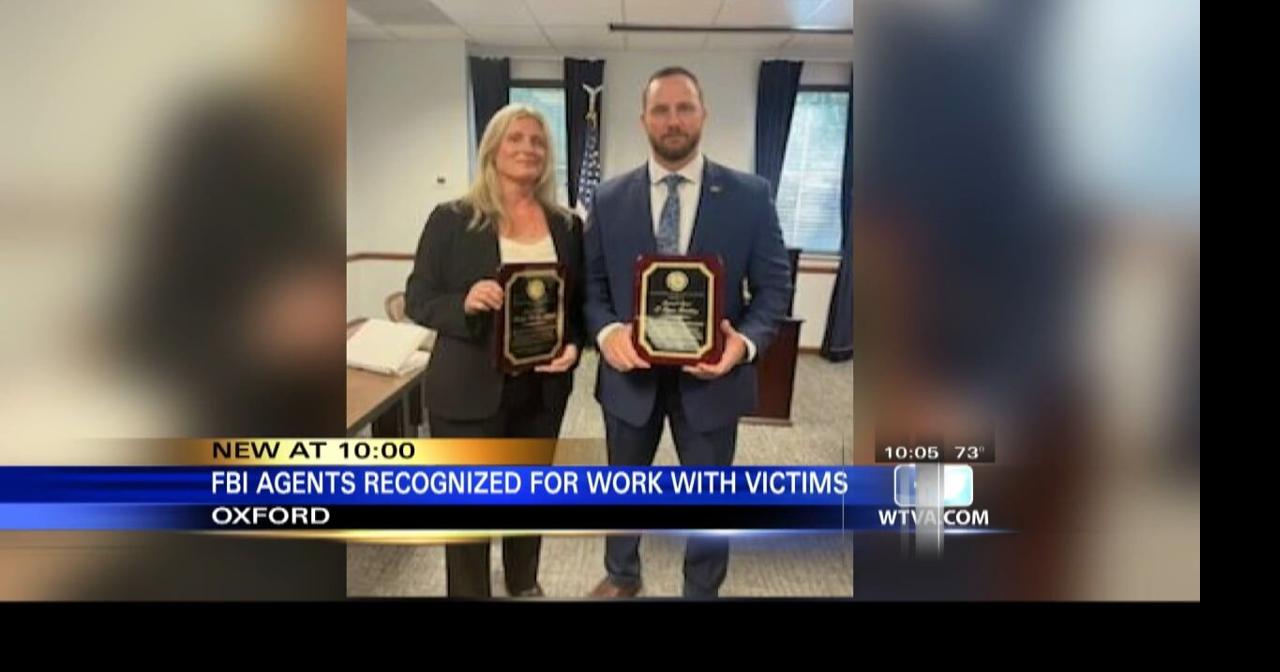 VIDEO - FBI agents recognized for work with victims in Oxford | Video ...