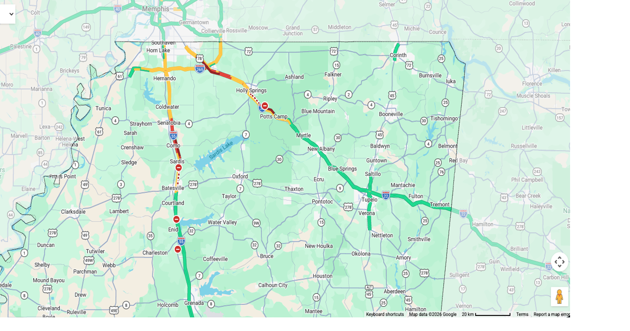 Authorities close portions of I-55, I-22 because of ice | News | wtva.com