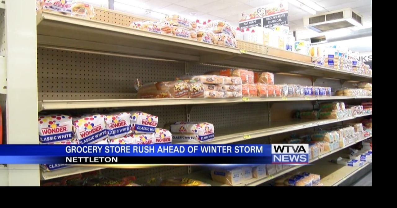 Grocery store preps for winter weather rush | Video | wtva.com