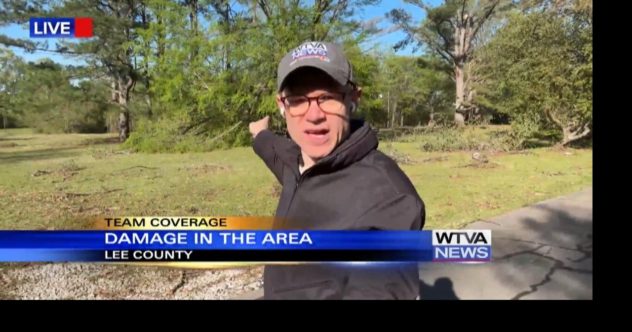Matt Laubhan reports live from storm damage in Lee County | Video | wtva.com