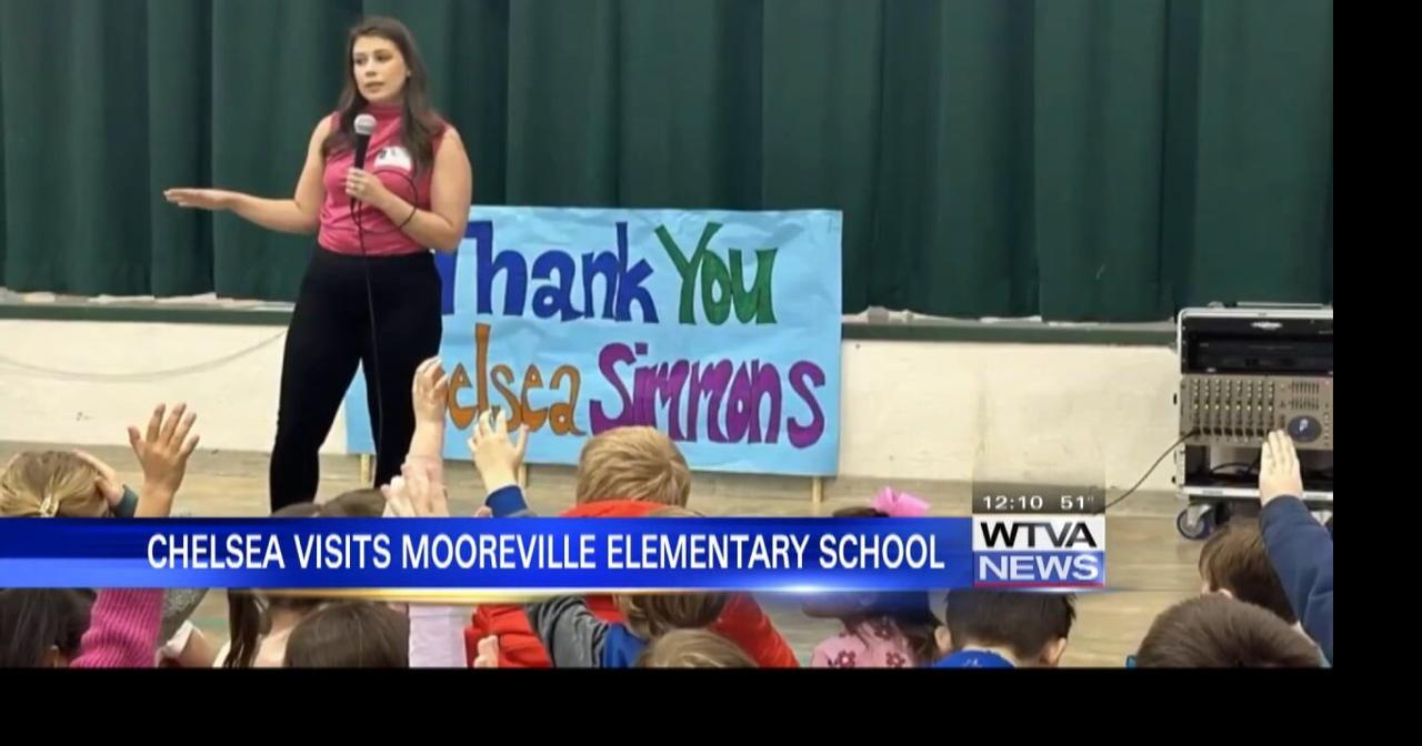 WTVA meteorologist Chelsea Simmons visits Mooreville Elementary | Video ...