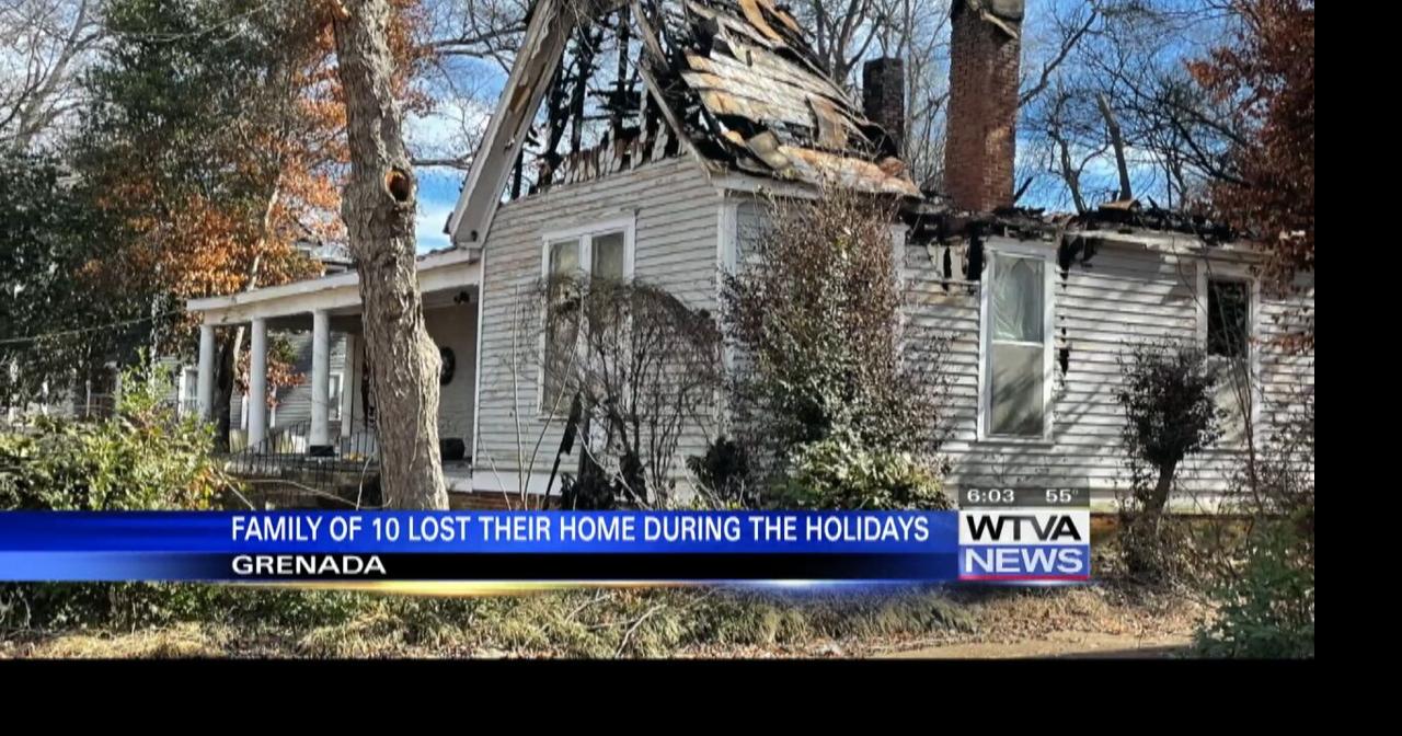 Holiday house fire leaves family of 10 homeless | News | wtva.com