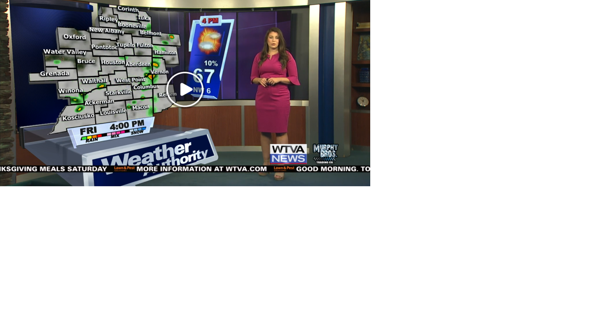 Cloudy skies today with a few showers | | wtva.com